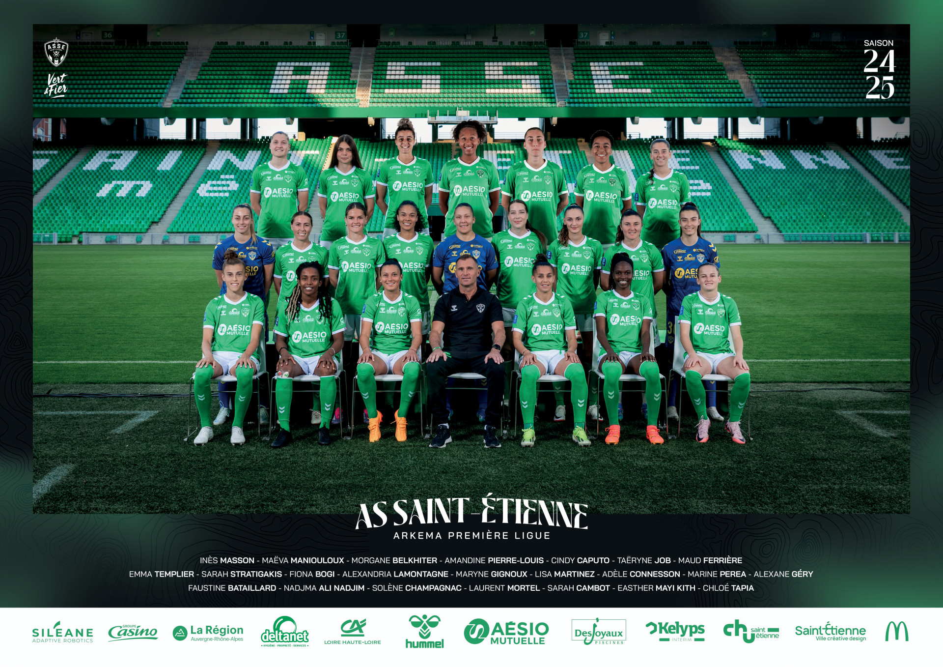 Effectif Arkema Première Ligue saison 2024-2025